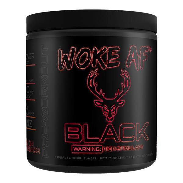 Woke AF Black Pre Workout – Sets on the Beach – 30 Servings