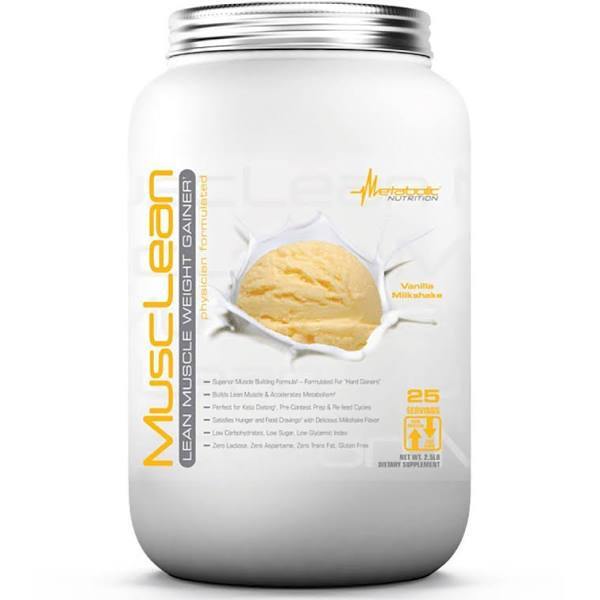 Musclean Protein - Vanilla - 5 Lbs - Metabolic Nutrition